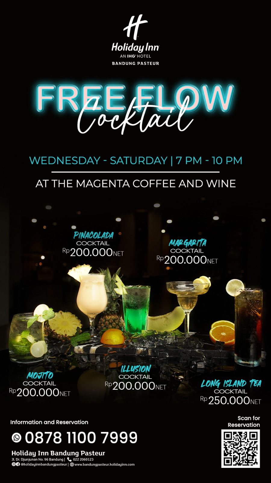 Free Flow Cocktail at Holiday Inn Bandung | What's New Indonesia